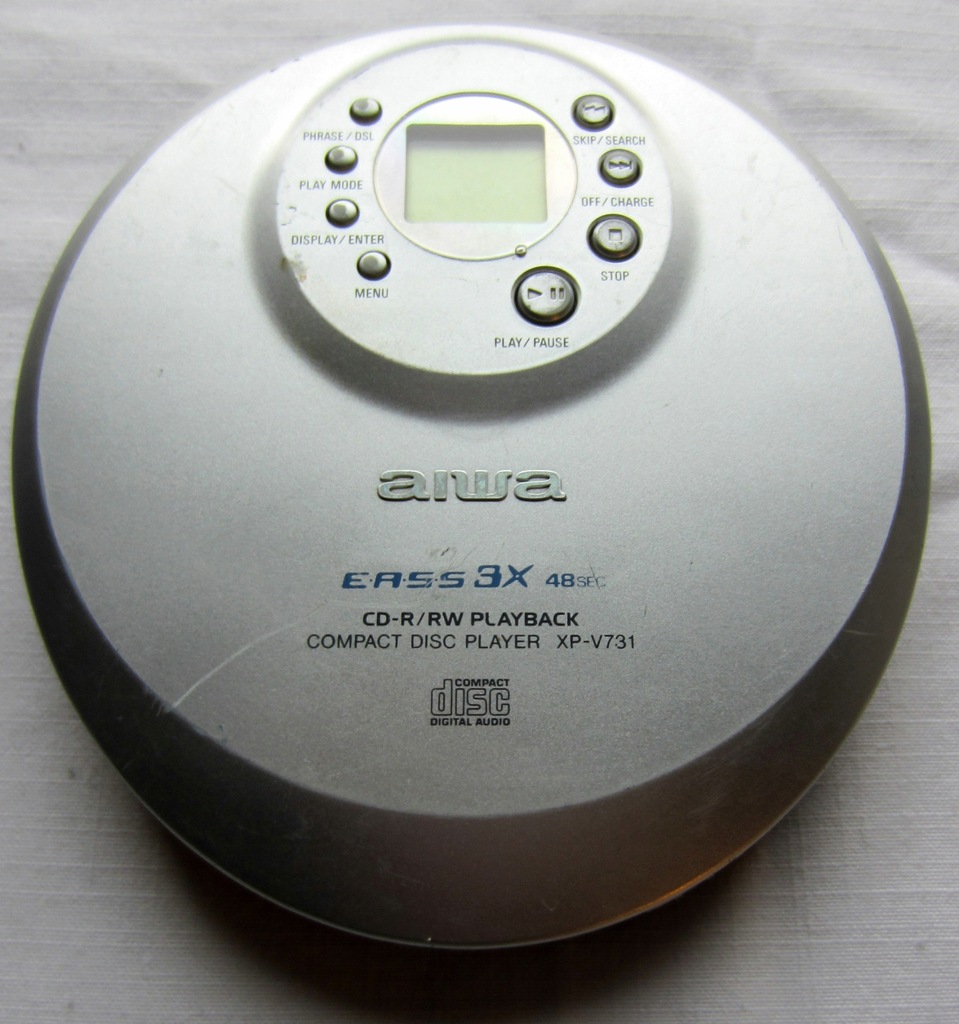 Discman aiwa XP- V731 sprawny cd-rw - 12270563378 - oficjalne archiwum Allegro