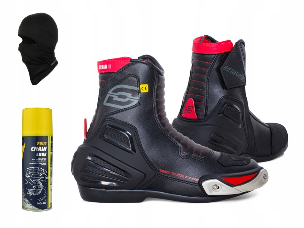 BUTY MOTOCYKLOWE OZONE URBAN II CE 46 - 11739938827 - oficjalne archiwum Allegro