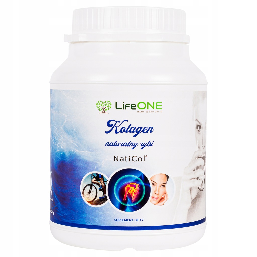 KOLAGEN RYBI 500g CZYSTY ORYGINAL NatiCol LifeONE - 12150643197 - oficjalne archiwum Allegro