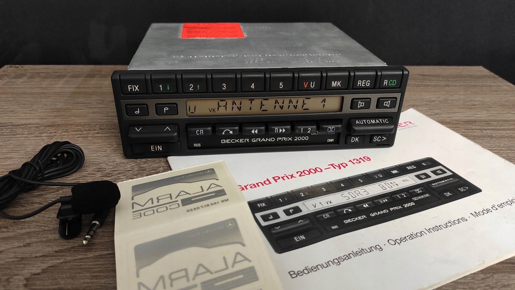 Radio MERCEDES R107 W126 BECKER W201 R129 W140 124 - 12946364944 ...