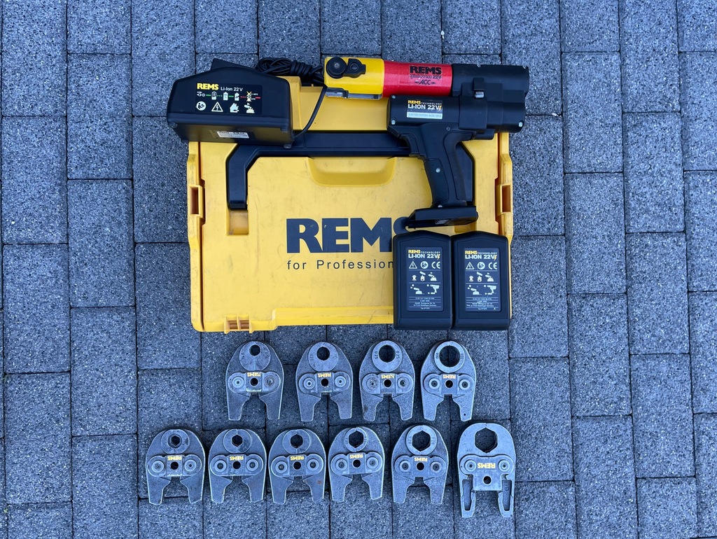 Zaciskarka do rur Rems Mini Press ACC 22V PEX mied - 10858918367 ...