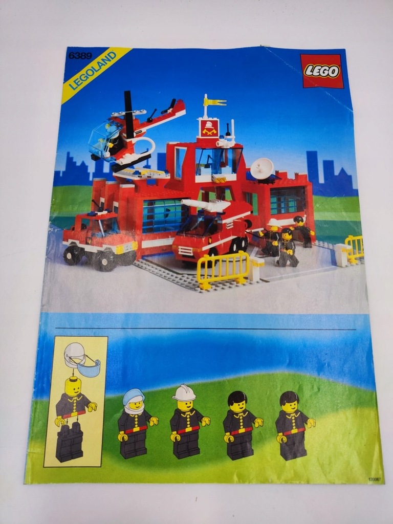 (11) LEGO INSTRUKCJA 6389 TOWN CENTRUM DOWODZENIA STRAŻY POŻARNEJ 1989r ...