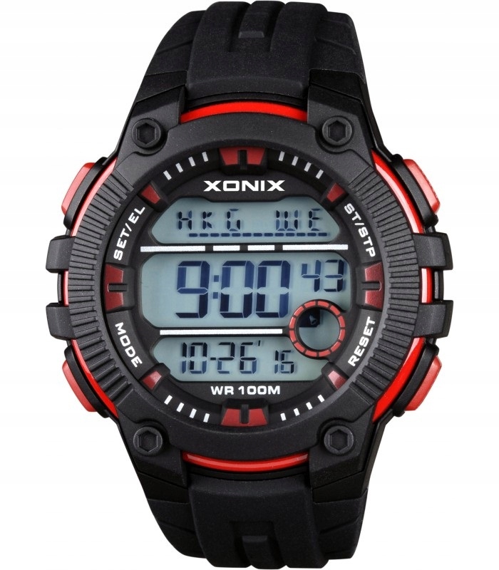 NR-004 Xonix Męski Zegarek WR100m Czas Światowy - 13312160408 - oficjalne archiwum Allegro