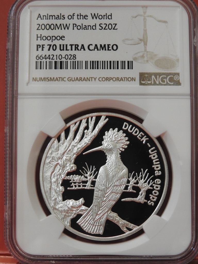 NGC 20 ZŁ DUDEK,PF70 MAX NOTA - 15243686087 - oficjalne archiwum Allegro