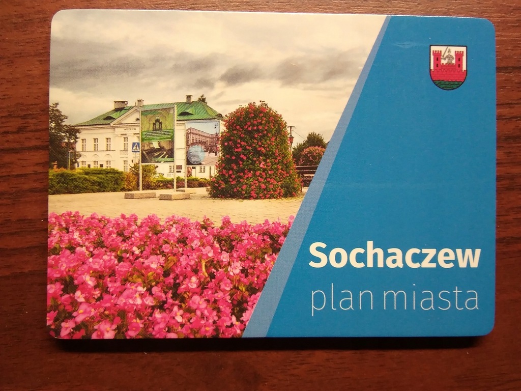 SOCHACZEW plan miasta mini mapa - 12905164070 - oficjalne archiwum Allegro
