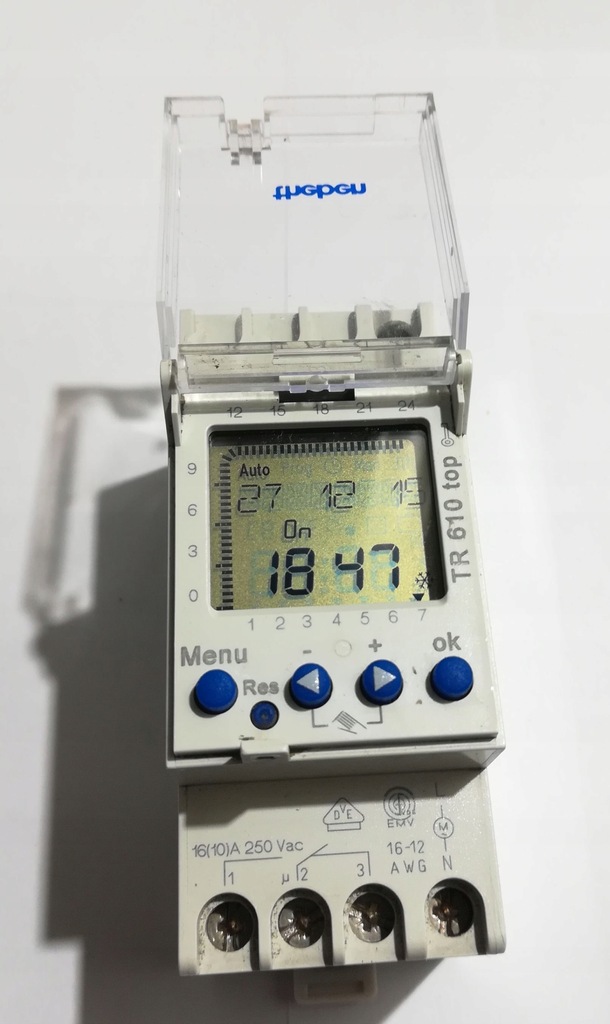 Zegar sterujący timer THEBEN Termina TR 610 TOP - 11615630749 ...