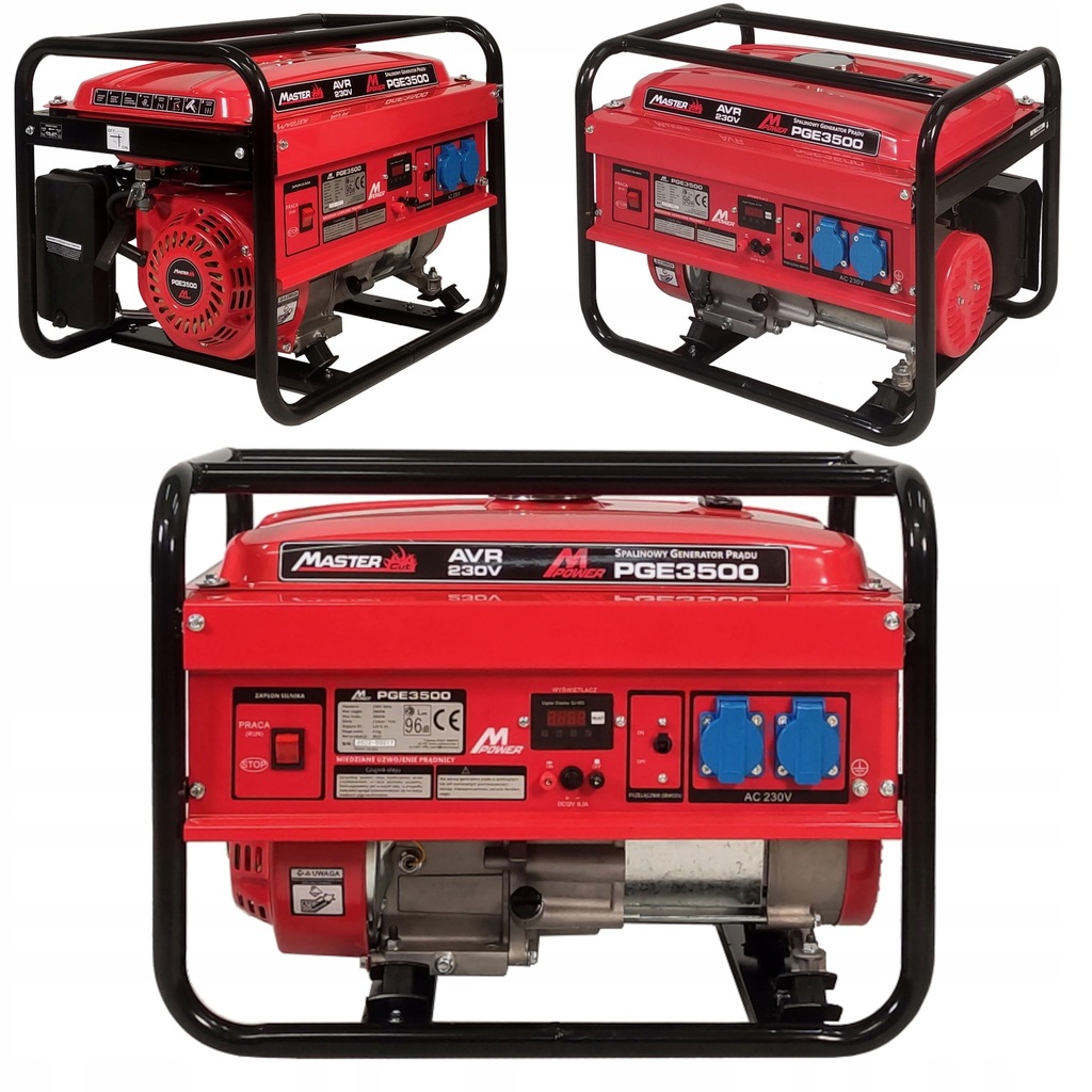 Agregat prądotwórczy 3,0 kW 3000W AVR GENERATOR - 12940650884 ...