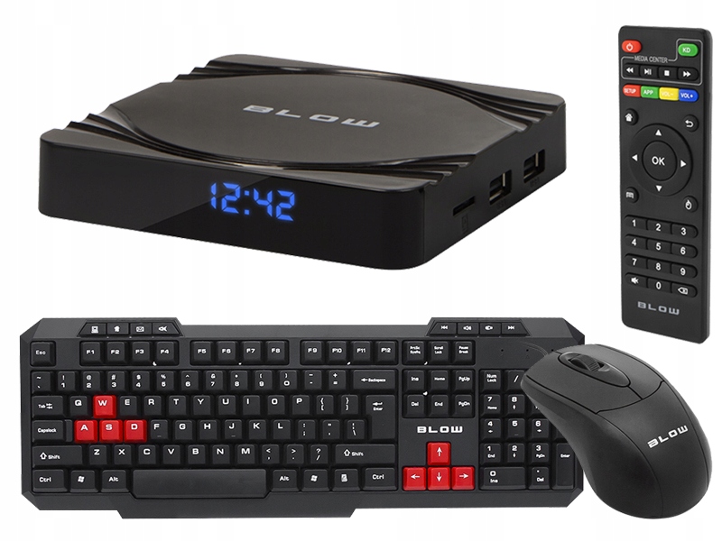 ANDROID SMART TV BOX 4K WIFI BLUETOOTH +KLAWIATURA - 11165374271 ...