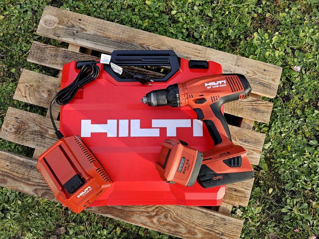 WKRĘTARKA HILTI SF 10W-A22 2x5,2Ah ładowarka walizka 4 biegi 120Nm - 17188354438 - oficjalne ...