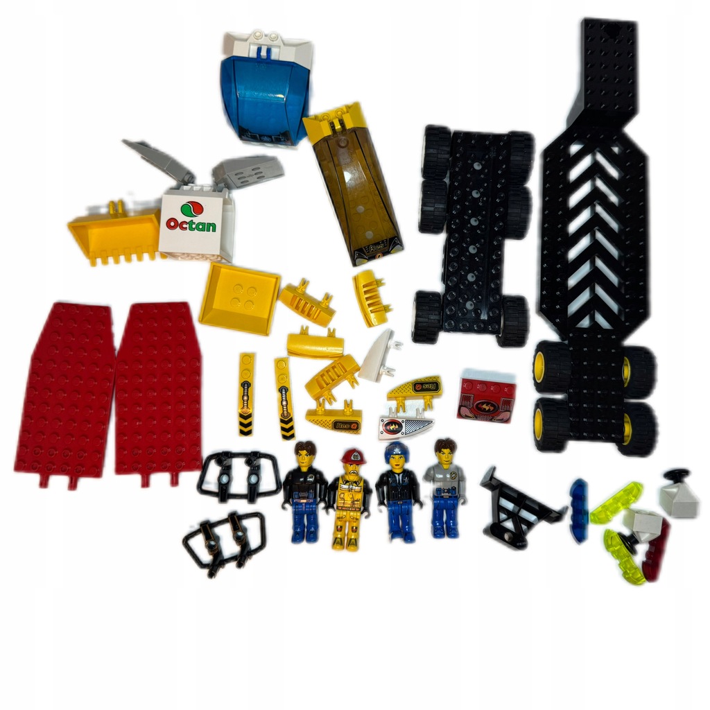 Lego Jack Stone 4605 4603 4604 4607 elementy i figurki z kilku zestawów ...