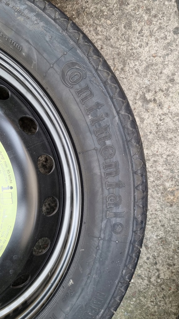 KOŁO DOJAZDOWE ZAPAS 155/70/17 MERCEDES ZESTAW - 12144255534 ...