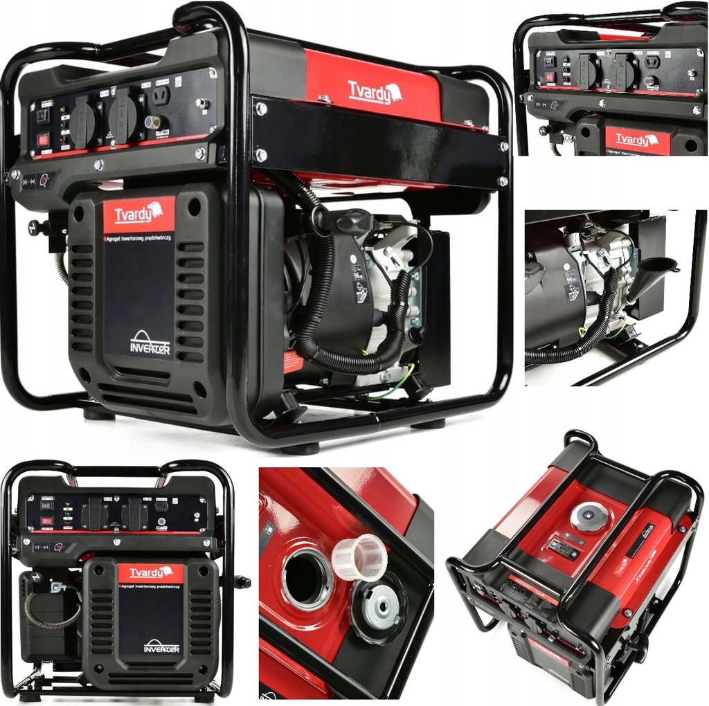 AGREGAT GENERATOR PRĄDU INWERTOROWY 75KM 3KW - 12626572650 - oficjalne archiwum Allegro