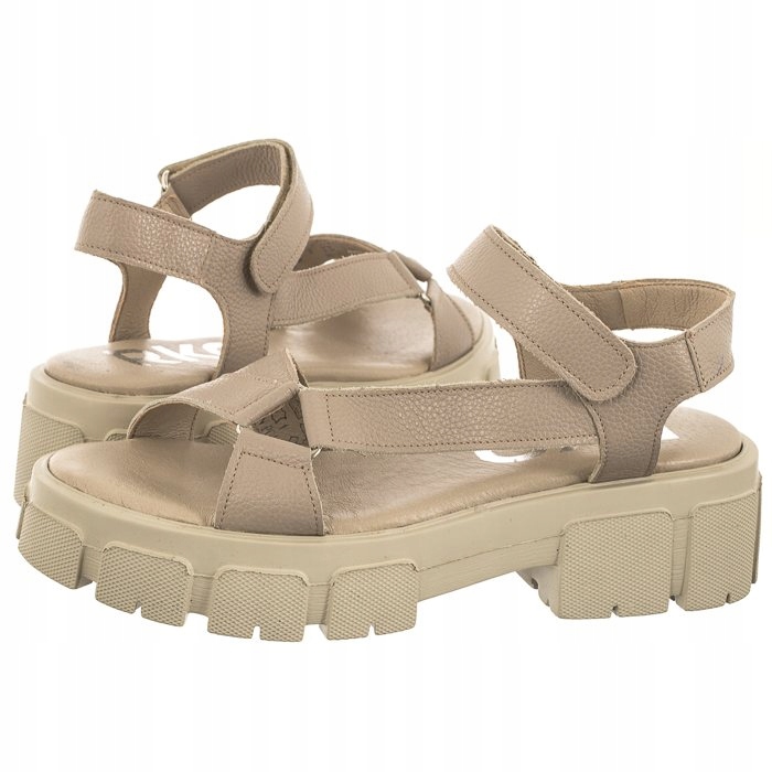 Buty na Lato Damskie Sandały Ryłko Beżowe 1IF34_W1 - 13967524835 ...