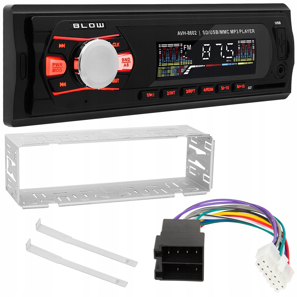 Radio samochodowe BLOW USB SD MP3 AUX LCD FM 4x45W - 13327800214 ...