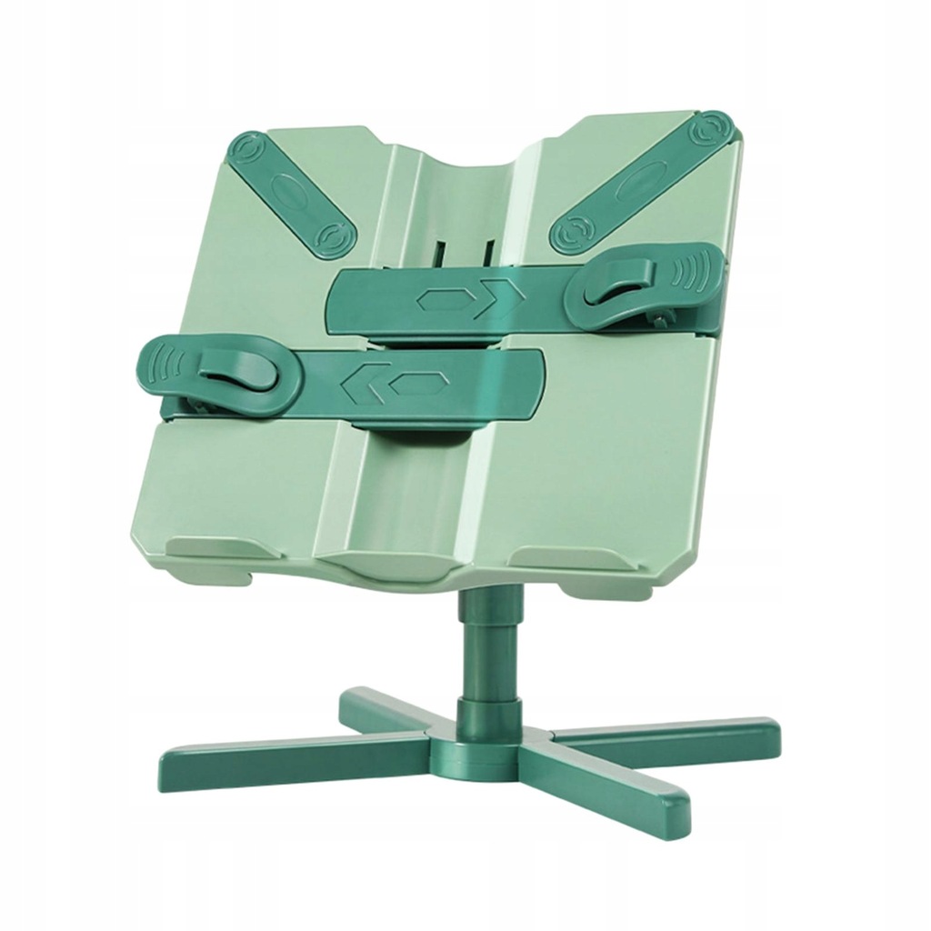 Book Holder Stand Multifunction Attachments Comfortable Foldable Green ...