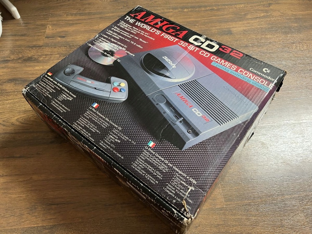 Commodore Amiga CD32 BOX - 14242075803 - oficjalne archiwum Allegro