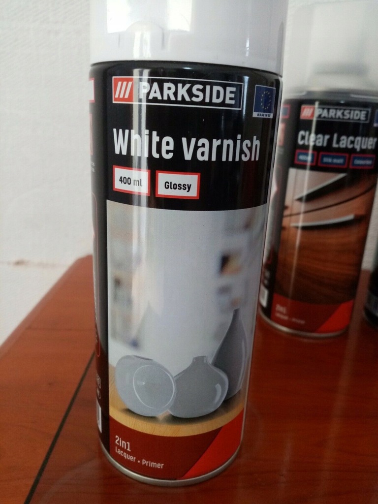 PARKSIDE | Lakier w sprayu biały połysk 400 ml - 12660080997 ...