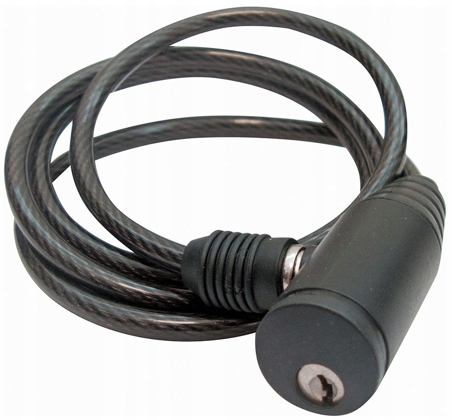 BLOKADA ROWEROWA KŁÓDKA Z LINKĄ DO ROWERU 100CM - 10864753655 - oficjalne archiwum Allegro