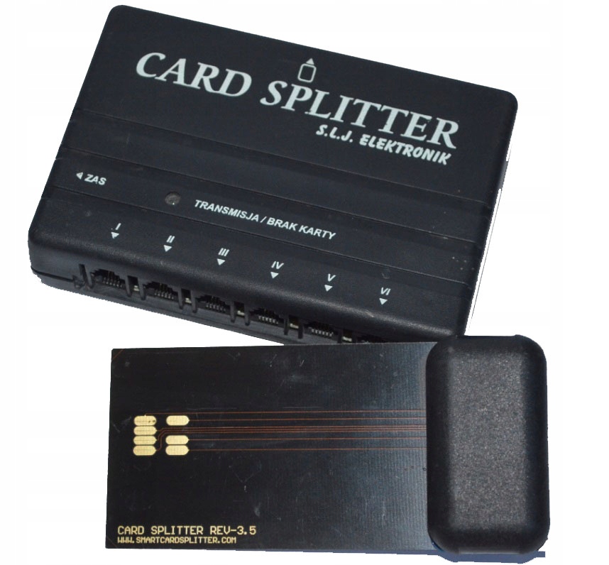 CARD SPLITTER SLJ ELEKTRONIK + KARTA kliencka - 8900283749 - oficjalne ...