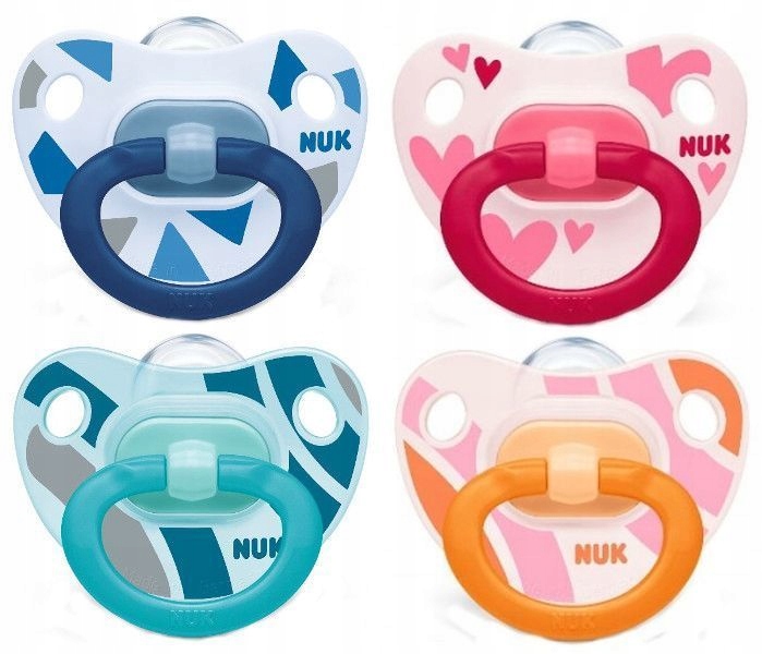 NUK Smoczek uspokajający 6-18 Classic Happy Days silikon 736203 - 14570182123 - oficjalne ...