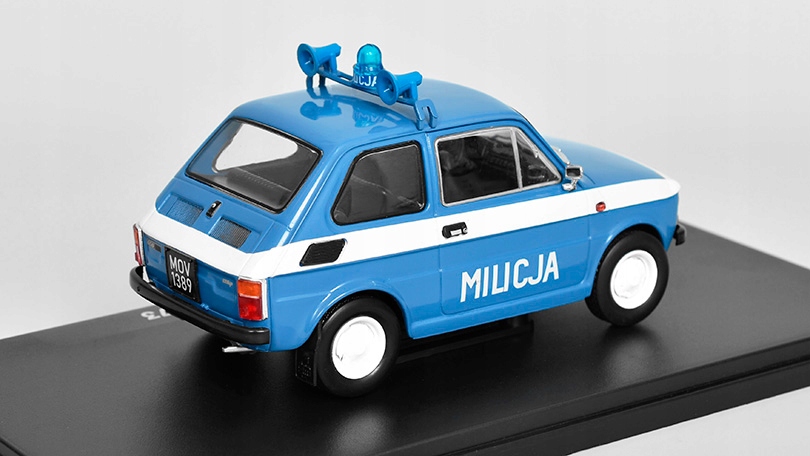 Polski Fiat 126P Maluch 1973 MILICJA 1:24 - 14062906154 - oficjalne ...