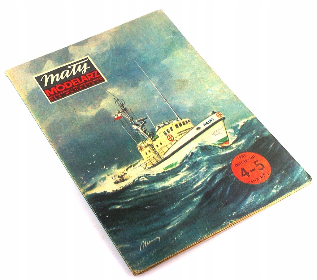 MAŁY MODELARZ 4-5/1985 STATEK RATOWNICTWA HALNY - 12435965148 ...