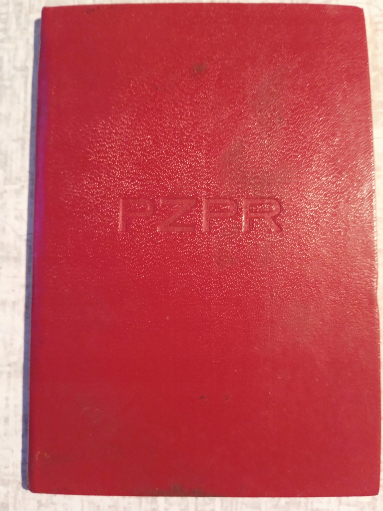 Legitymacja PZPR, 1980 r. - 13986170439 - oficjalne archiwum Allegro