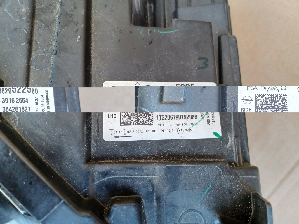 Klosz Opel Corsa F lampa oryg - 13712135315 - oficjalne archiwum Allegro