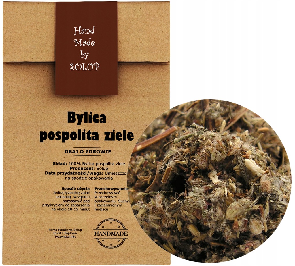 Bylica Pospolita ziele- Zioła- 200g - Ziele Natury - 12282306825 - oficjalne archiwum Allegro