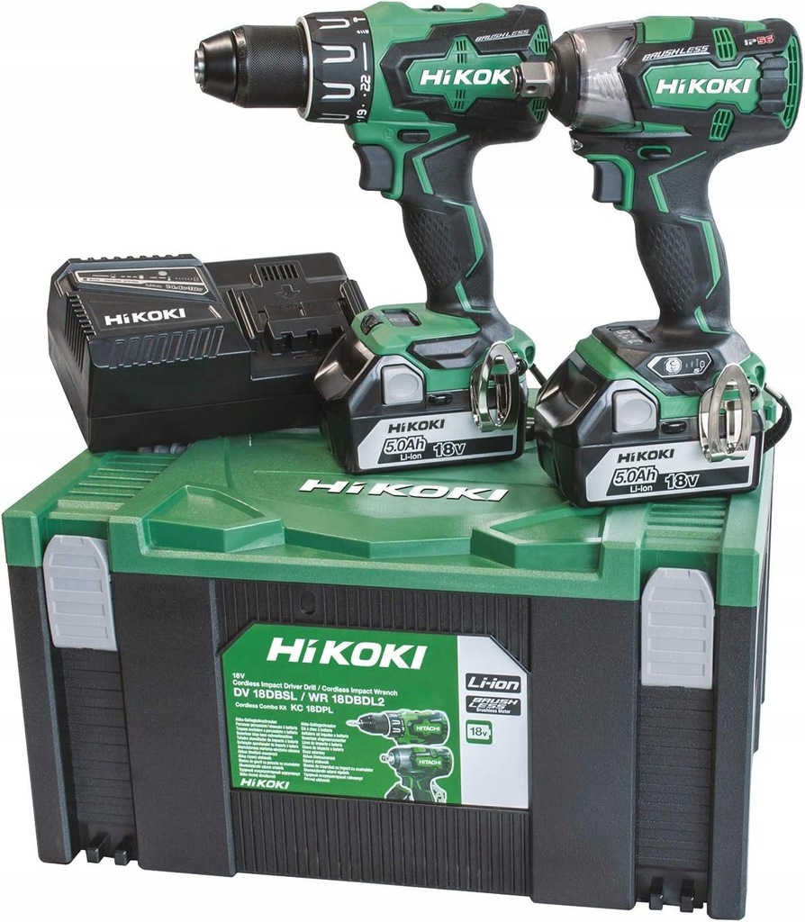 Hikoki zestaw Dv18Dbsl Wr18Dbdl2 akumulator 5Ah - 14086228443 - oficjalne archiwum Allegro