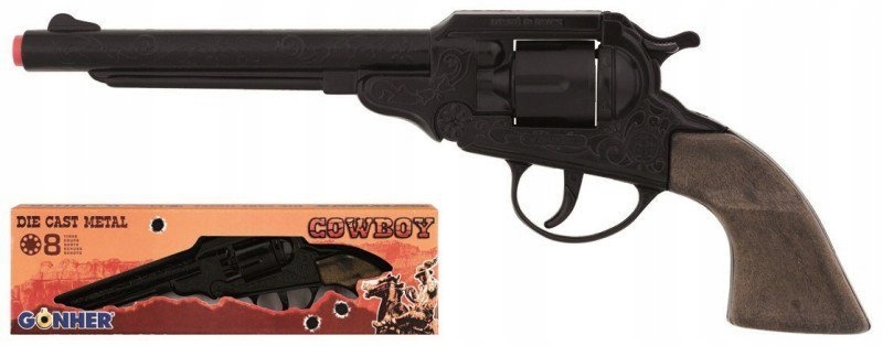 Pistolet Gonher COWBOY GONHER 88/6 METAL - 12861333023 - oficjalne archiwum Allegro