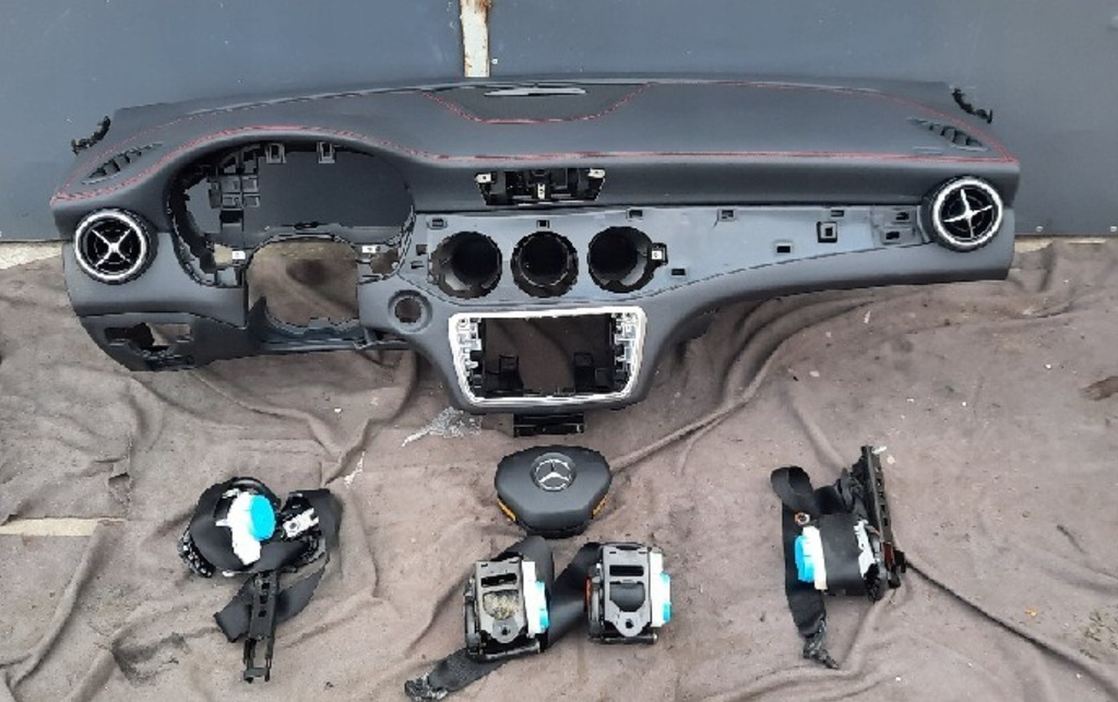 MERCEDES W117 CLA DESKA AIRBAG KONSOLA ORYGINAŁ - 12415571912 ...