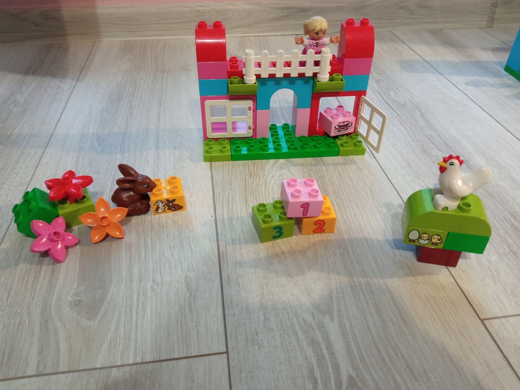 LEGO Duplo 10571 Zestaw z różowymi klockami - 12608417067 - oficjalne ...