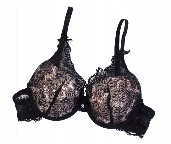 85B Biustonosz piękny koronkowy lekki push-up braletka stanik push B85 - 15495426766 - oficjalne ...