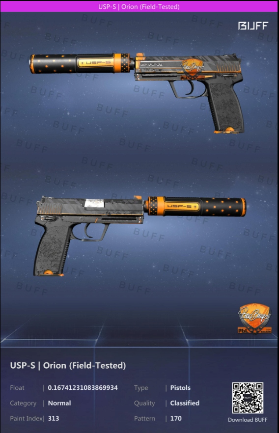 USP-S Orion FT cs:go skin CSGO skiny CS:GO - 12463218267 - oficjalne ...