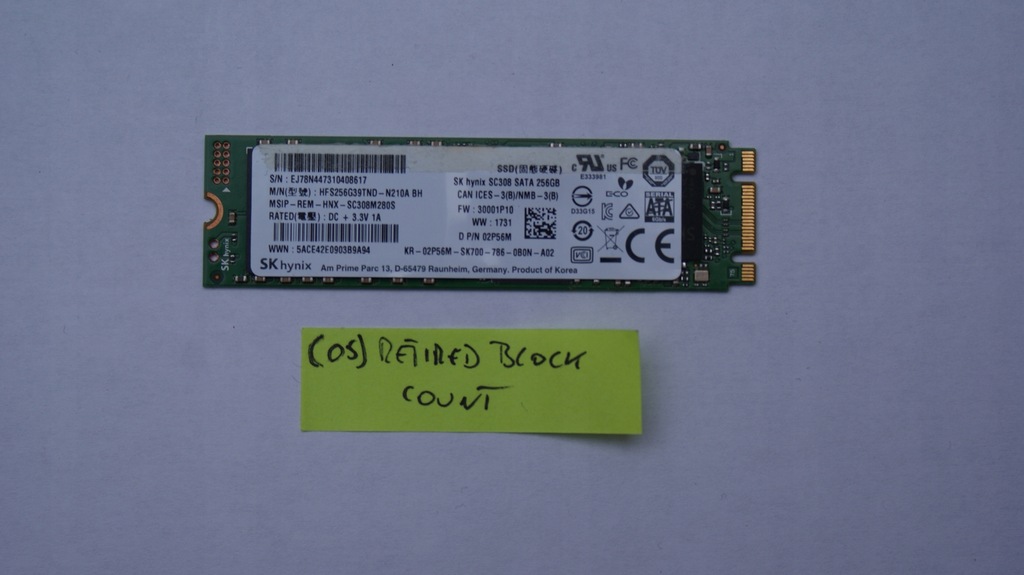 SSD SK Hynix SC308 M.2 2280 256 GB z błędami - 13544077131 - oficjalne ...