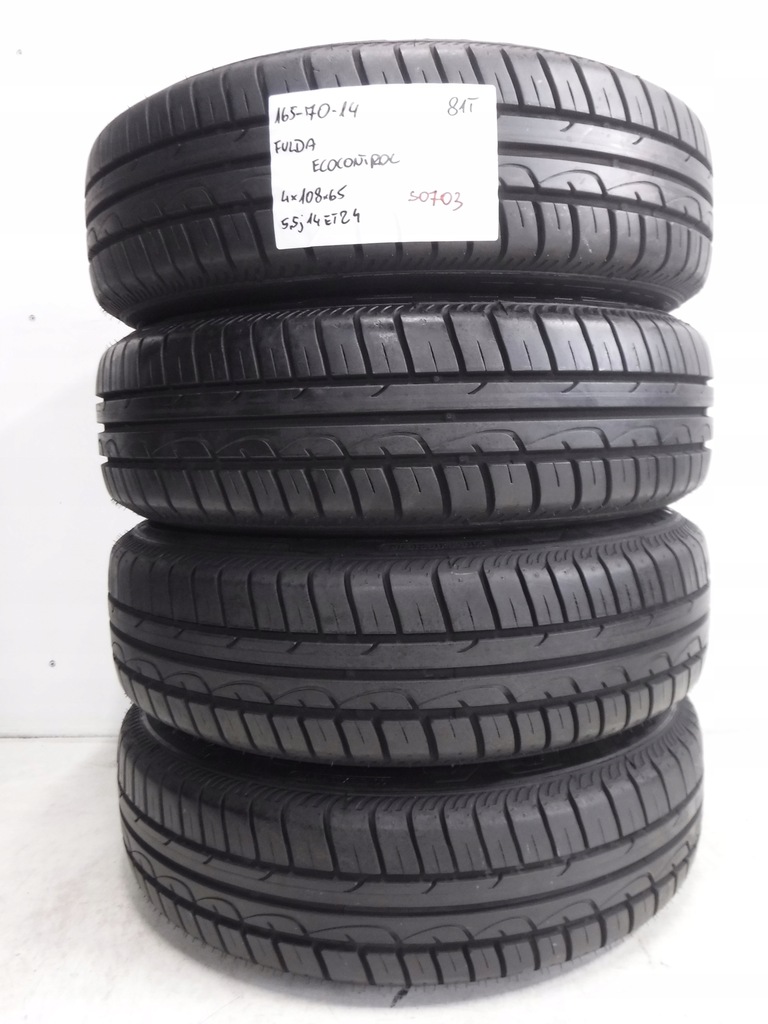 OPONY LETNIE FULDA ECOCONTROL 165/70/14 81T - 13134079671 - oficjalne ...