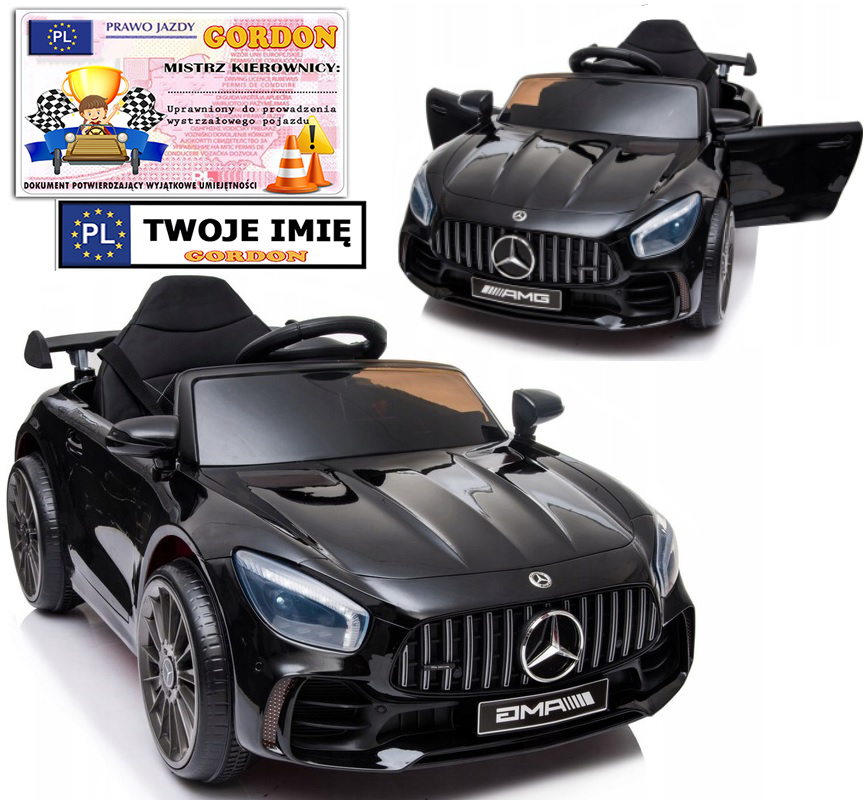 MERCEDES AMG GTR AUTO NA AKUMULATOR MP3 PILOT LED - 12601230843 - oficjalne archiwum Allegro