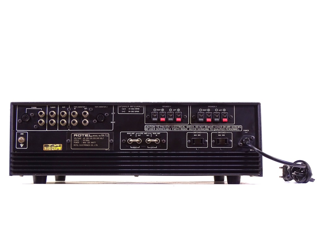 ROTEL RA-712 WZMACNIACZ STEREO UZYWANY - 8523161376 - oficjalne ...