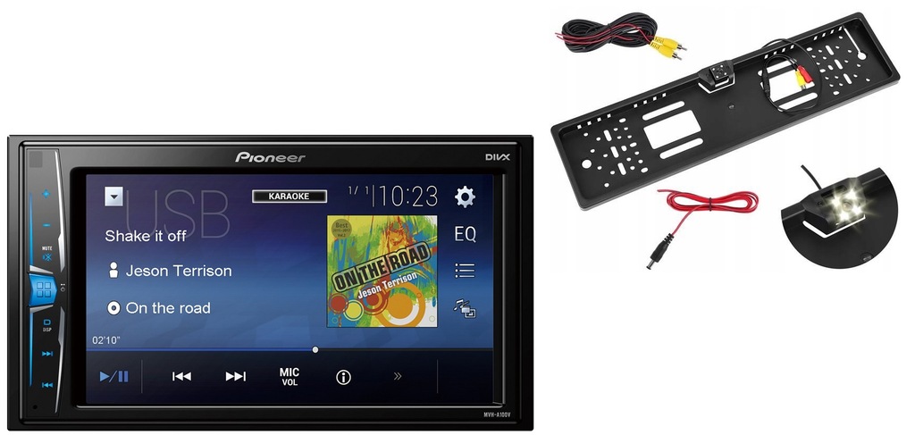 Pioneer MVH-A100V Radio 2DIN LCD + kamera cofania - 12690870405 ...