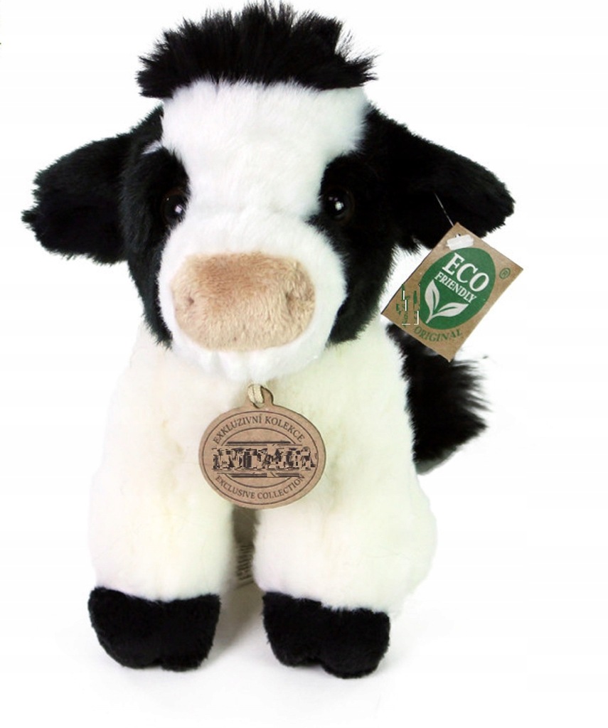 Maskotka EKO Pluszowa Krowa ECO krówka Pluszak 19 - 12045693703 ...