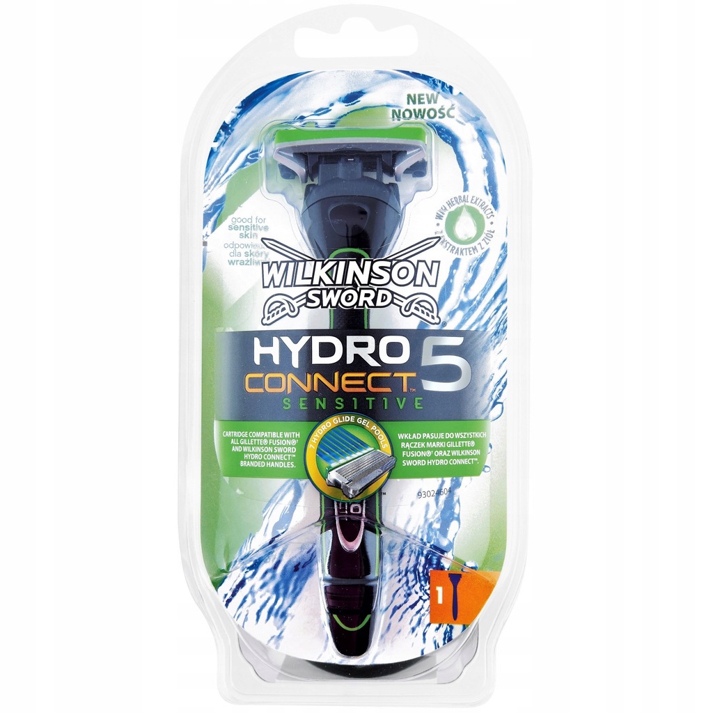 Maszynka WILKINSON Hydro 5 Connect Sensitive +2xWk - 7672959725 ... Maszynka WILKINSON Hydro 5 Connect Sensitive +2xWk - 7672959725 ...