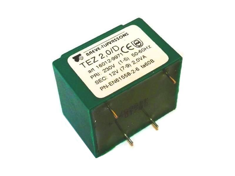 Transformator do druku TEZ 2.0/D 230V 12V 0,166A - 10541555905 - oficjalne archiwum Allegro