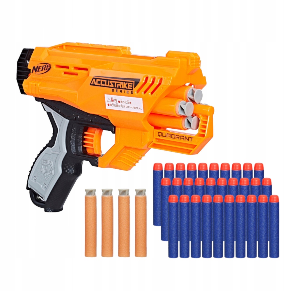 HASBRO NERF ACCUSTRIKE QUADRANT E0012 30 STRZAŁEK - 8846532553 - oficjalne archiwum Allegro