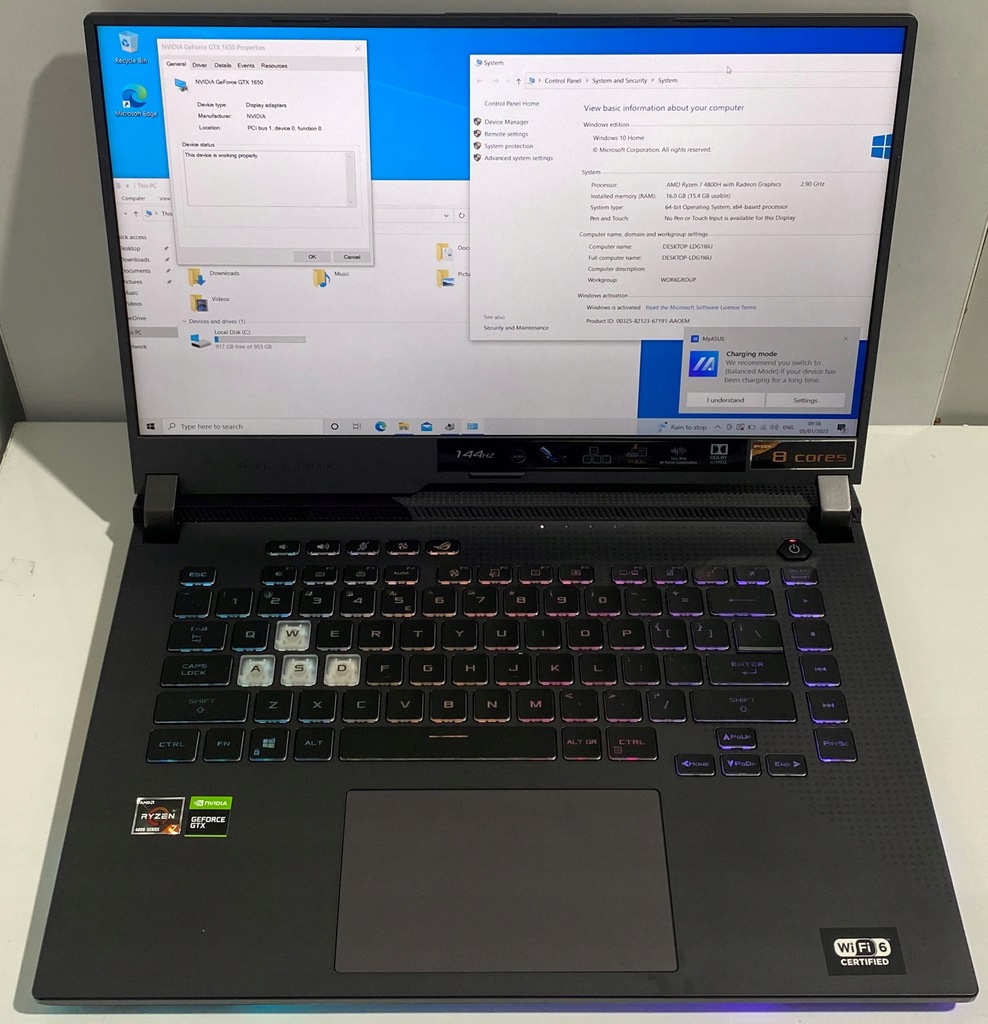 ASUS ROG Strix G15 G513 Ryzen 7 16 GB / 1012 GB KTM68ŁLZL - 14481254382 ...