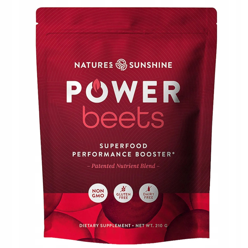 Nature's Sunshine POWER BEETS Bomba witaminowa Ekstrakt z buraków 210g ...