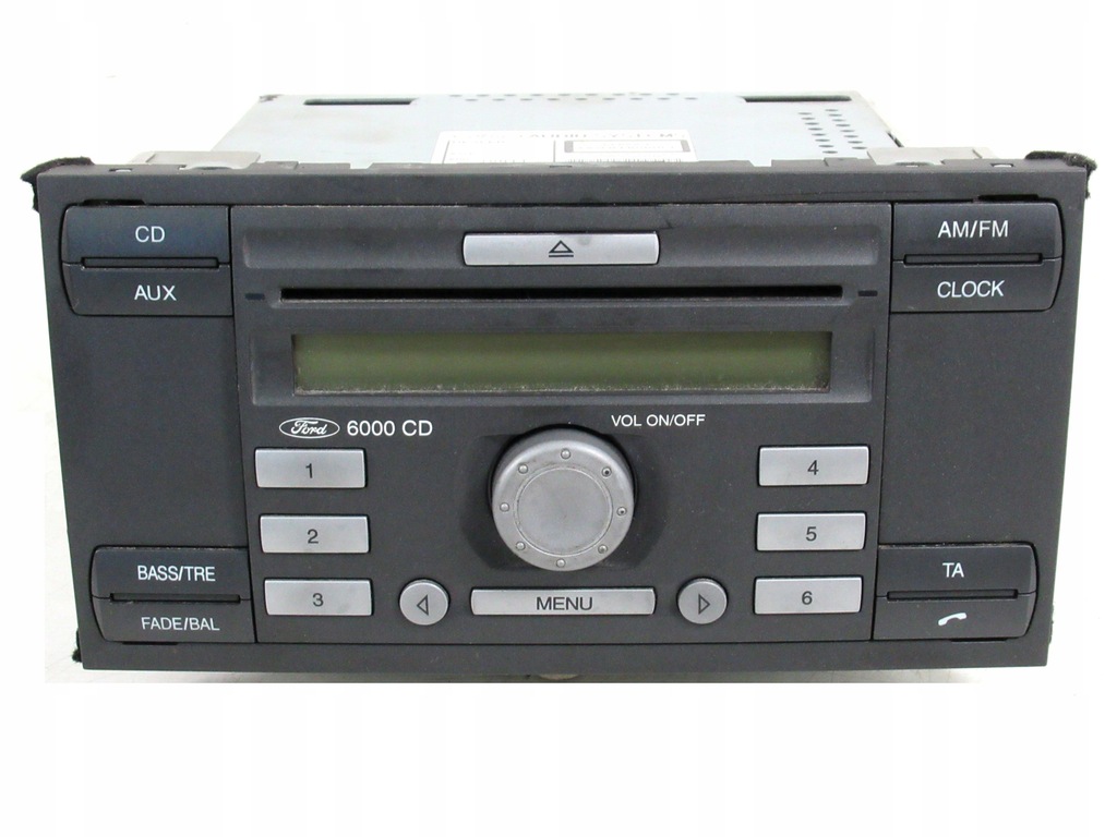 RADIO CD FORD FOCUS MK2 C-MAX FUSION 6000CD + KOD - 10828214946 ...