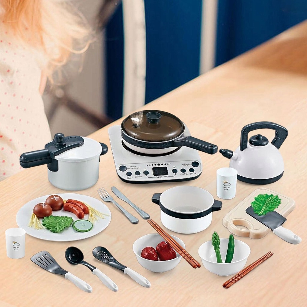 mini kitchen cookware fake cooking diy Grey - 13331731209 - oficjalne ...