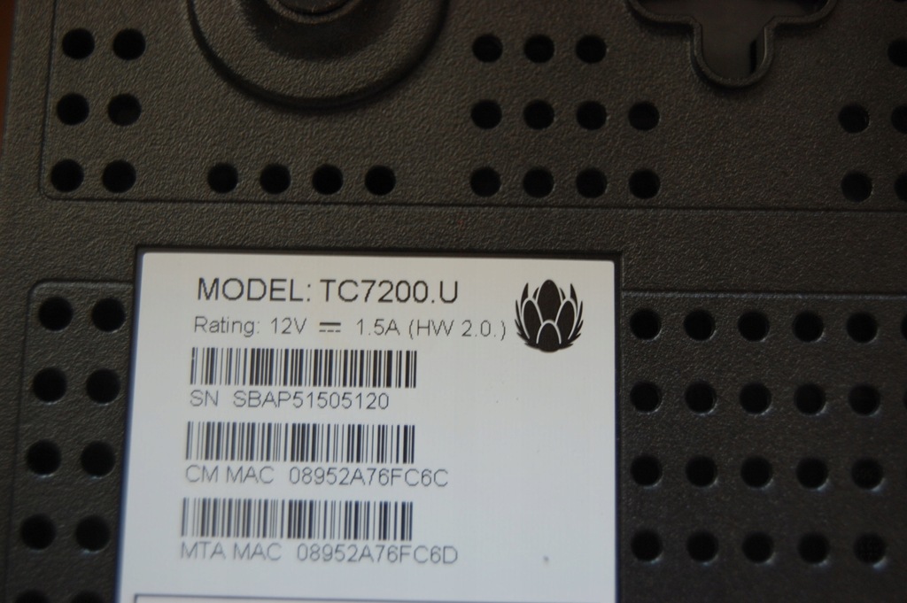 Technicolor TC7200 Router, Modem, Wi-Fi, USB + zas - 8369488608 ...