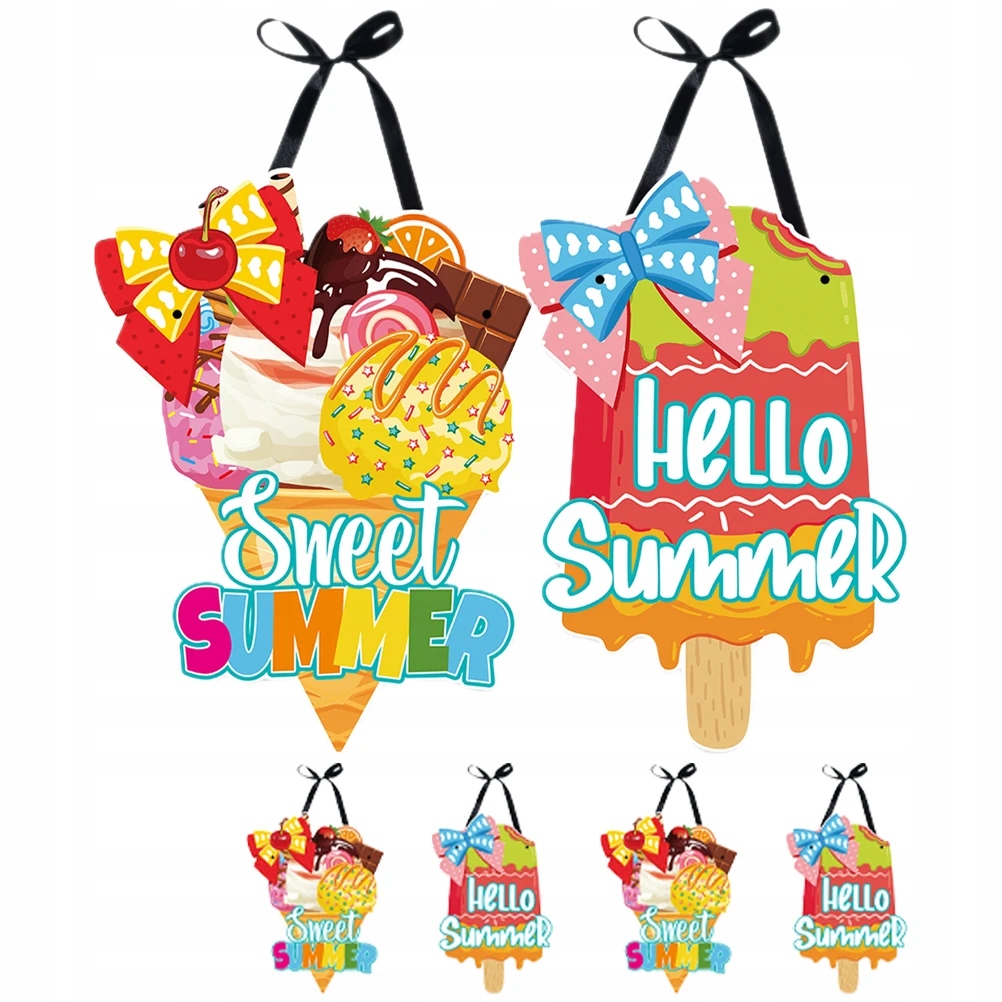 Summer Sign Board Ice Cream Decor Signs - 13891190865 - oficjalne ...